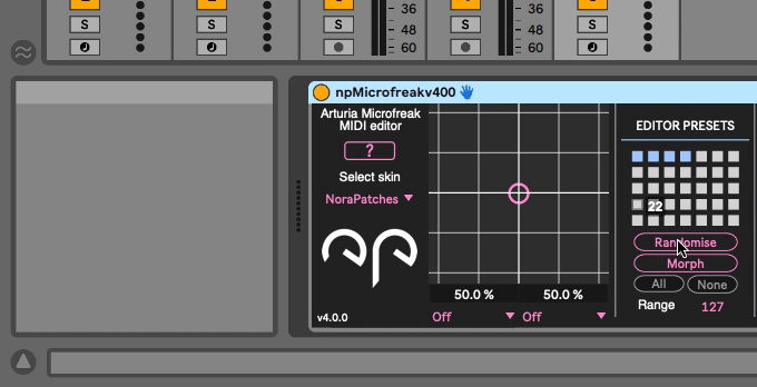 Arturia Microfreak MIDI Editor – Nora Patches